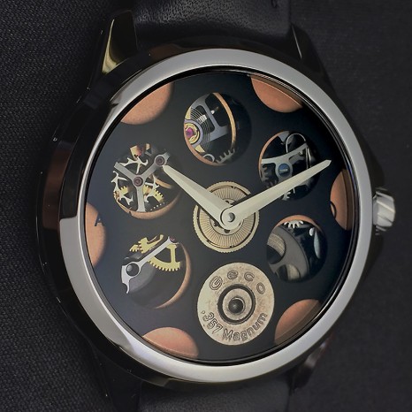 GUN39 – Russian Roulette Spinning Dial 67/99 (Python) | スイスの高級時計 ArtyA